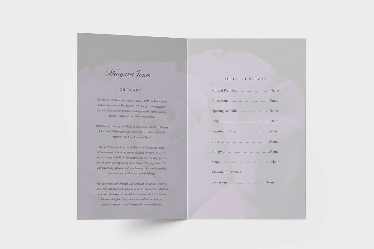 Funeral Templates, a Card Template by inserenity