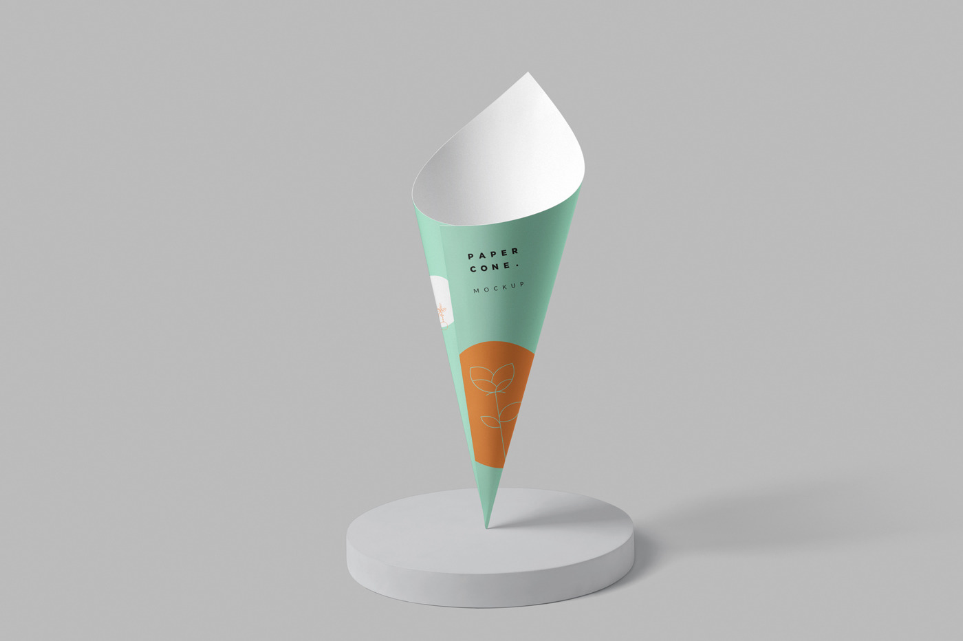 Paper Cone Packaging Mockups, a Packaging Mockup by DesignNeutrons