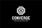 Converge logo vector, a Branding & Logo Template by Proxima Brand Design