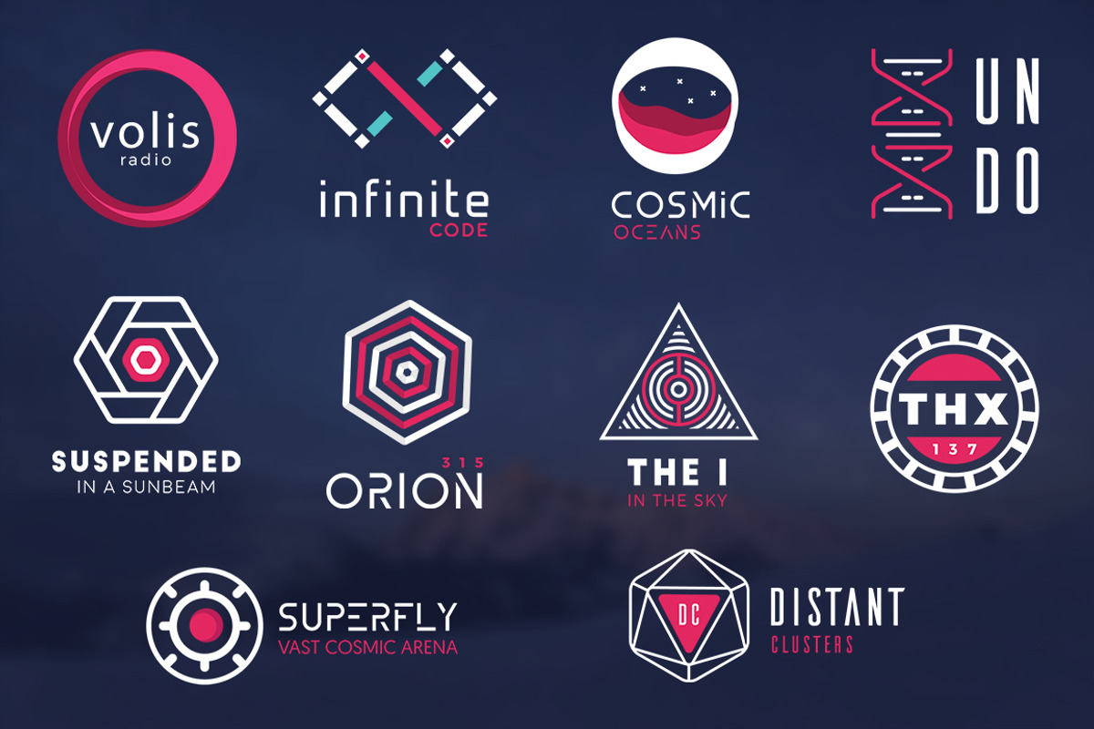 10 Futuristic logos pack, a Branding & Logo Template by fortyfive