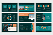 Oryva : Pitch Deck Cyan Powerpoint, a Presentation Template by punkl ...