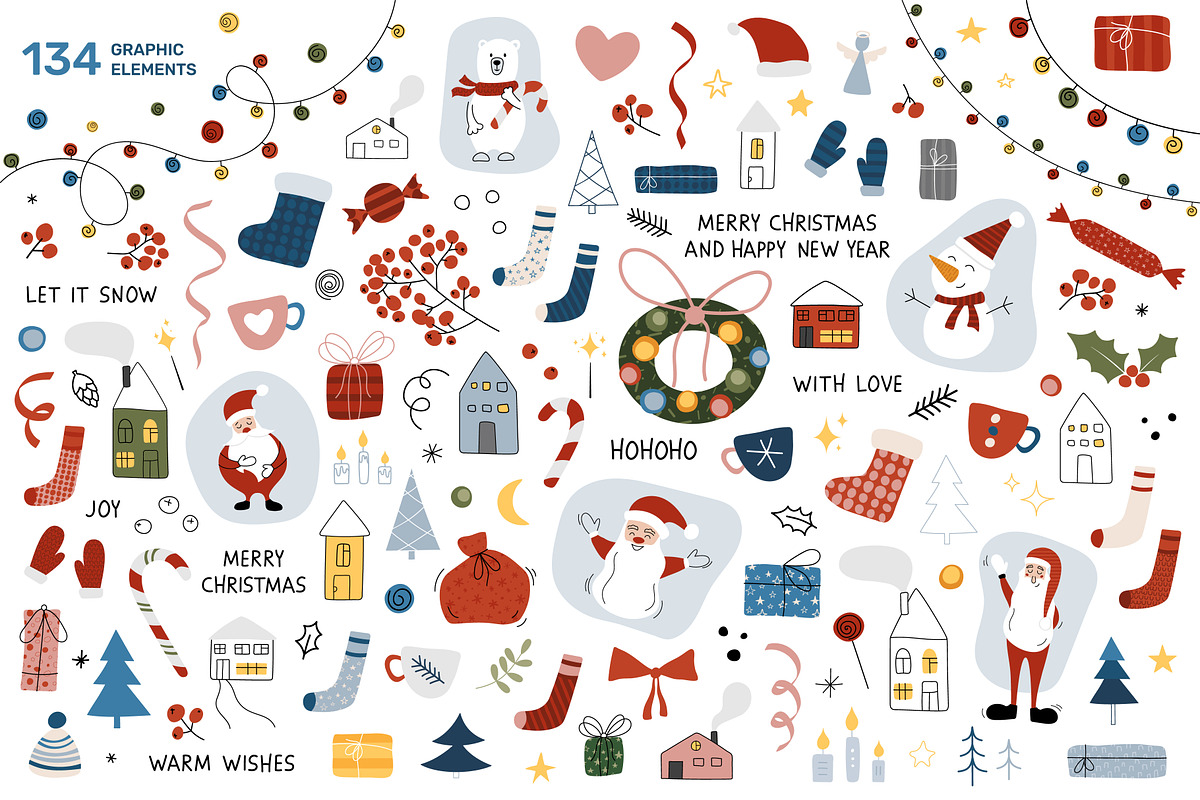Christmas Time - Cards & Patterns, a Pattern Graphic by simpleblues