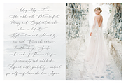 Maison de fleur //Luxury Script Font, a Handwritten Font by PeachCreme