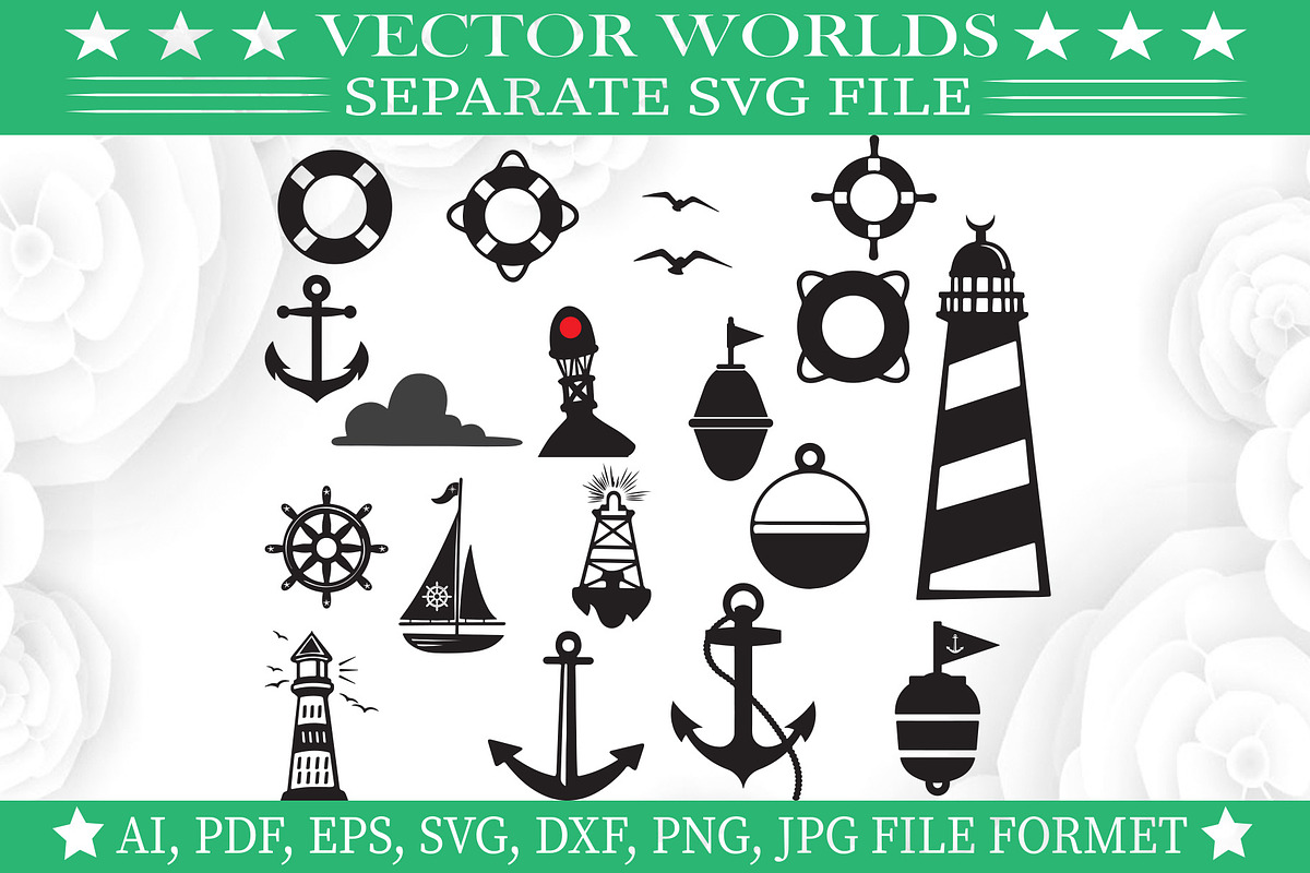 Nautical Buoy Svg, Boat, Navy Svg, an Object Graphic by VectorWorlds