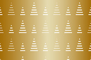 Christmas tree repeat pattern, a Pattern Graphic by VectorAN
