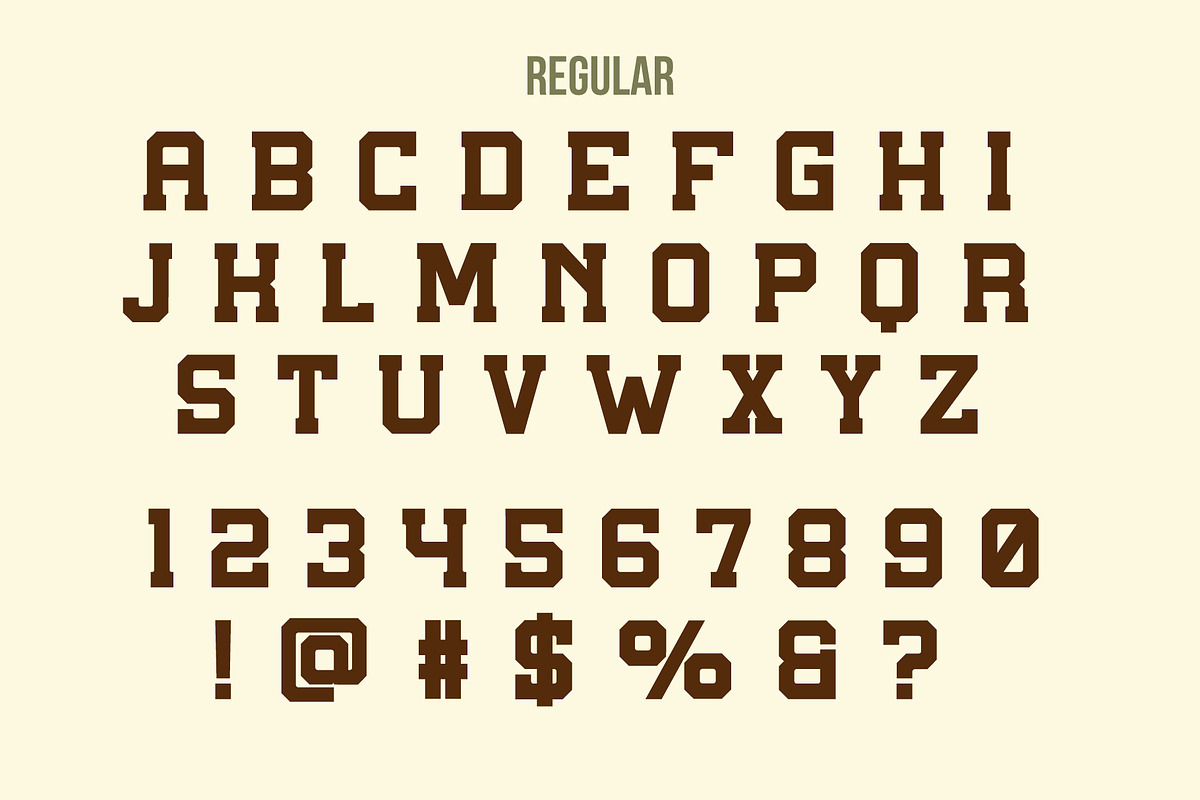 Texas Slab, a Slab Serif Font by Loudoun Design Co.