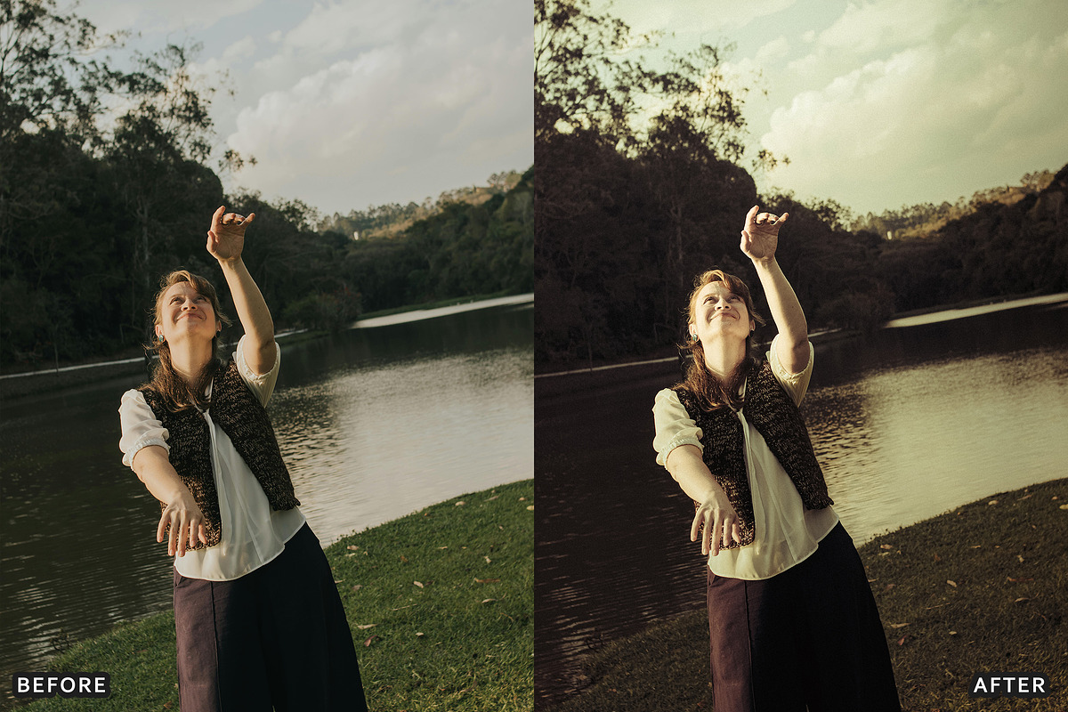 AI-Optimized Amber Forest Dream Lightroom Presets