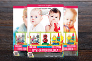 Toy Store Advertising Flyer, a Flyer Template by Design Addict