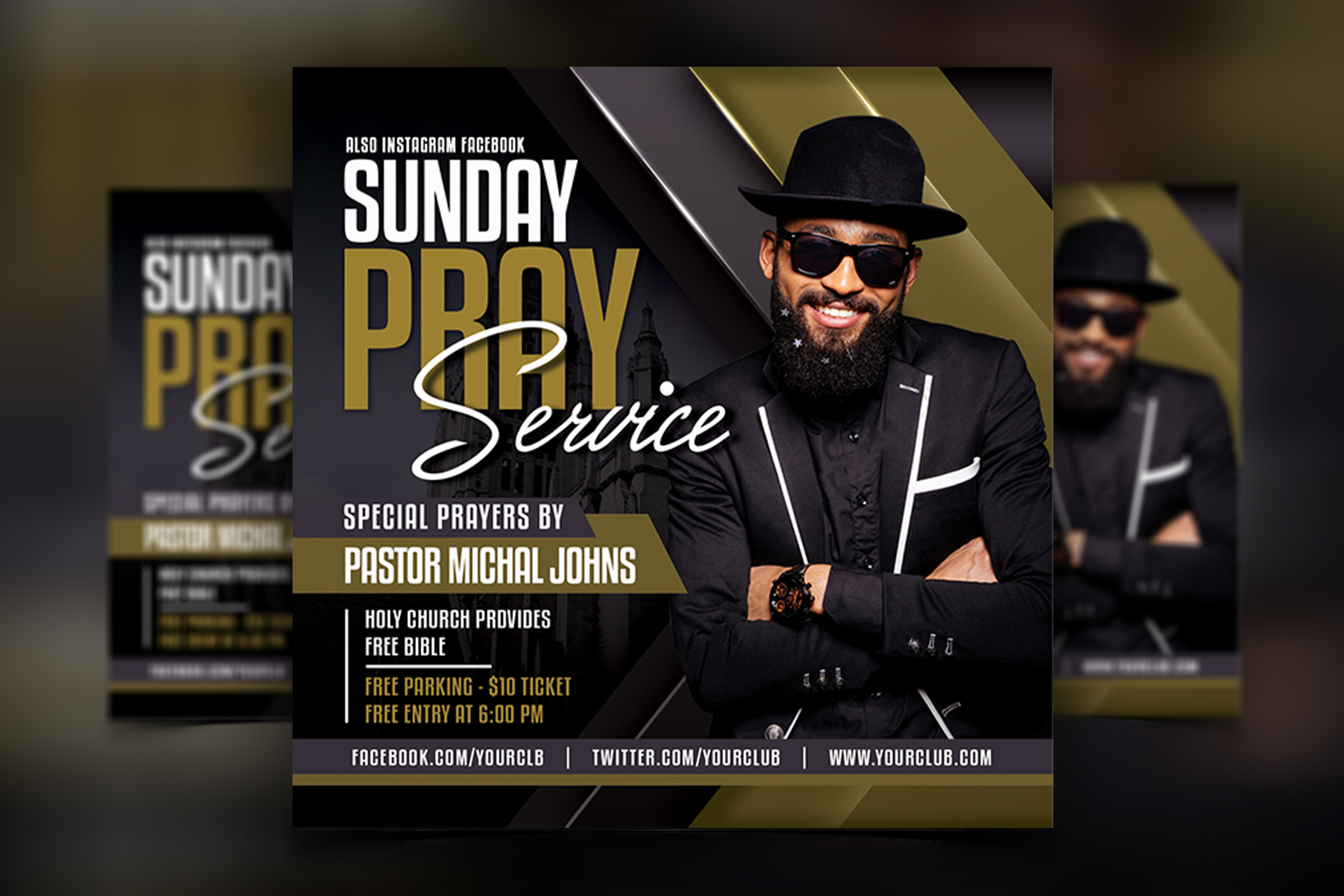 Church Flyer, a Flyer Template by AfzaalGraphics