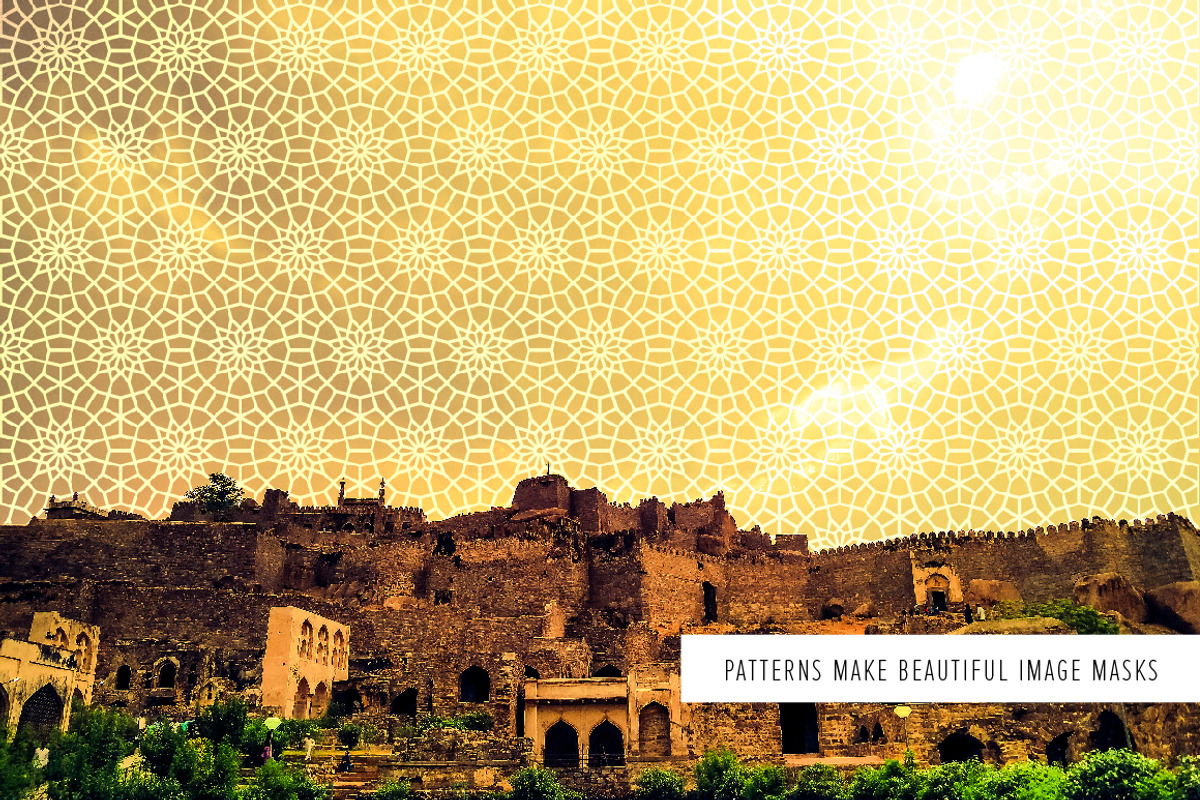 Indian Window Screens: PATTERNS, a Pattern Graphic by Anugraha Design