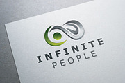 Infinite People Logo, a Branding & Logo Template by Heavtryq Design
