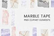 Marble Washi Tape Clip Art, an Illustration by Pixafied