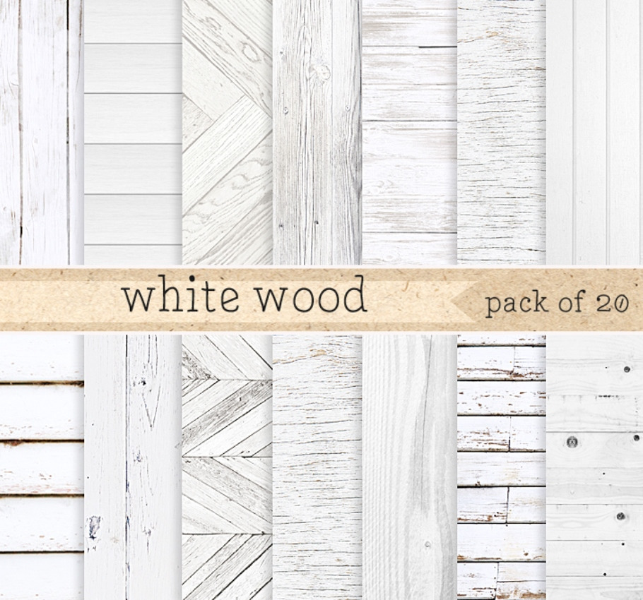 White Wood Digital Paper, a Graphic by ZephyrDigital
