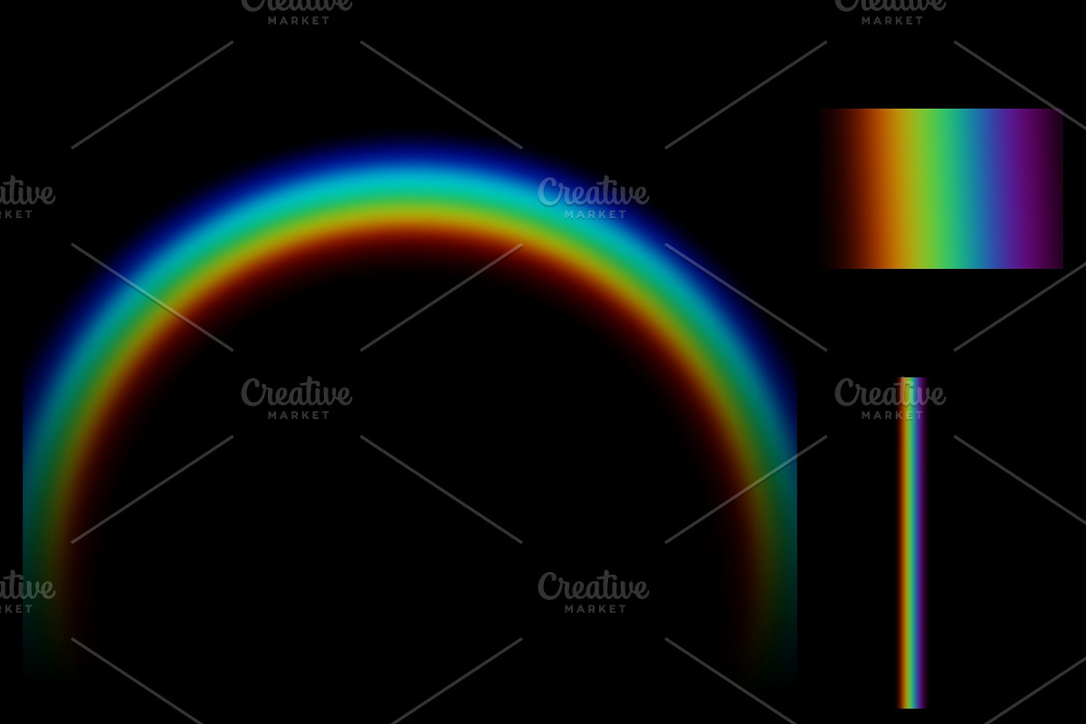 Rainbow overlays, an Object Graphic by ArtuscoDesign