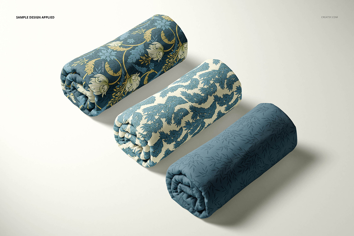 Brushed Polyester Fabric Mockup, a Product Mockup by creatsy5