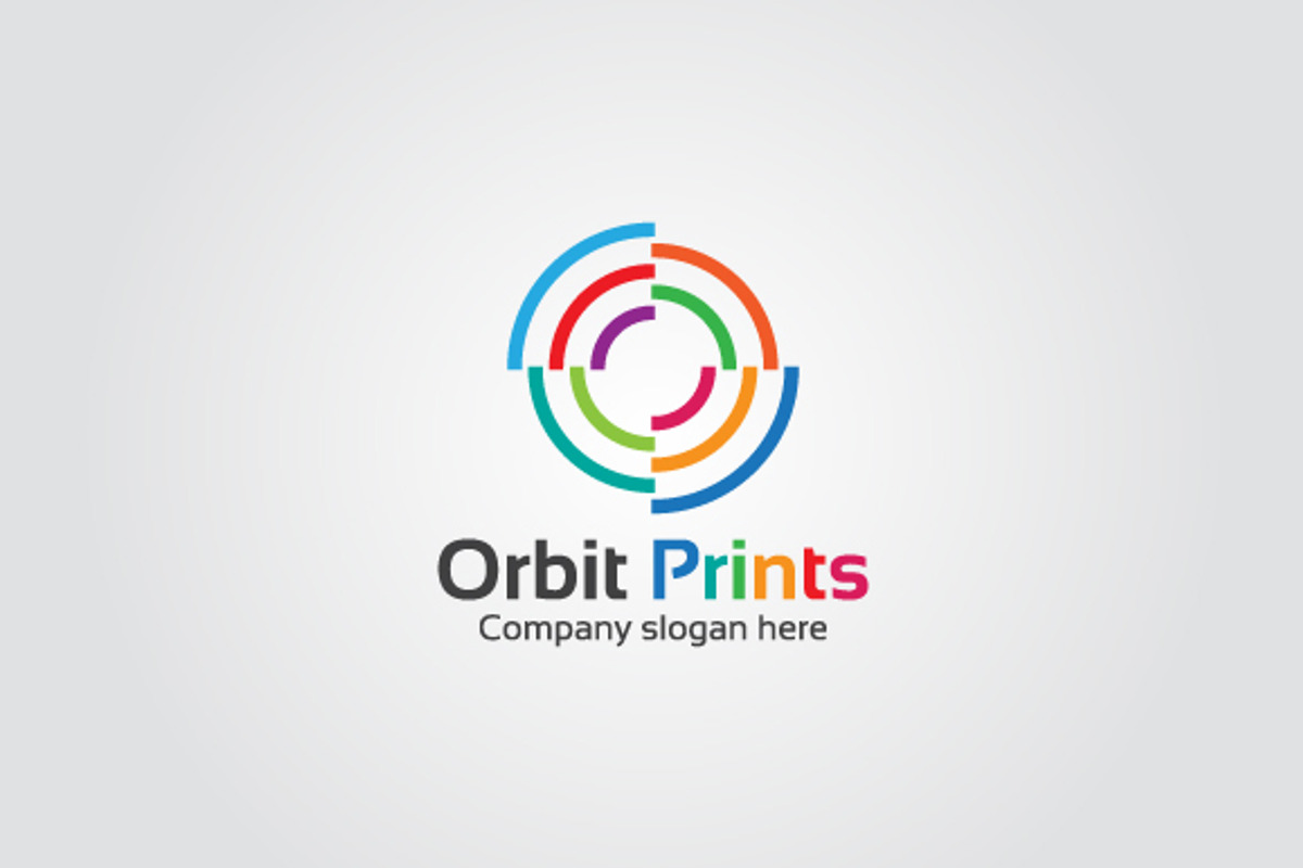 Orbit Prints Logo, a Branding & Logo Template by maestro99