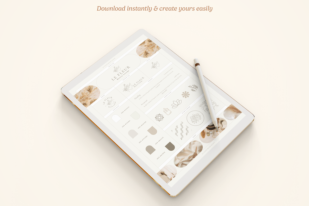 Neutral Brand Board, a Branding & Logo Template by Creatif Foundry