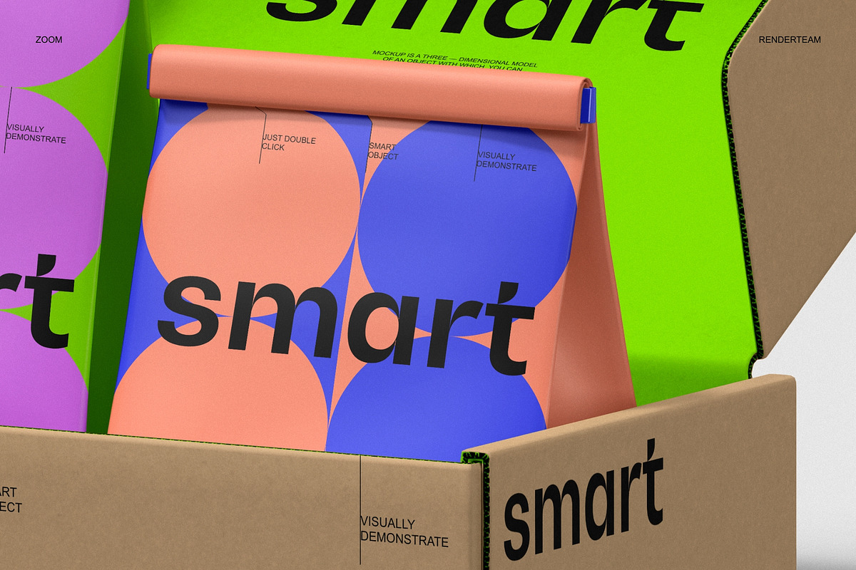 Paper Packaging Mockup Set
