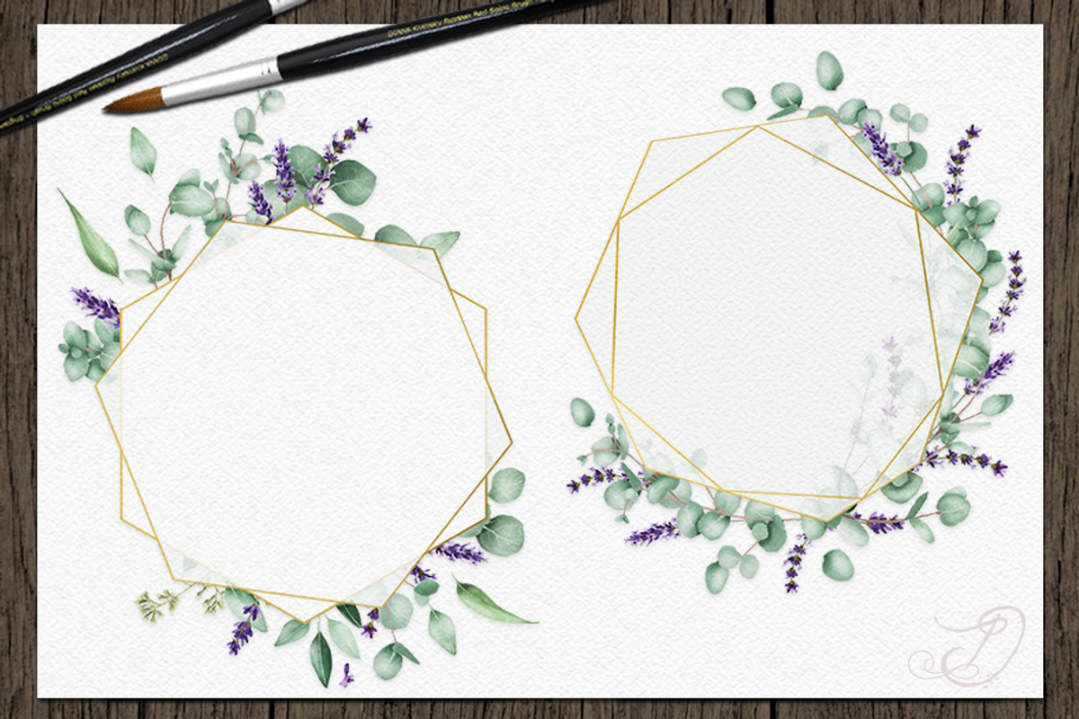 Eucalyptus Lavender Illustration, a Decorative Illustration by DioFlow