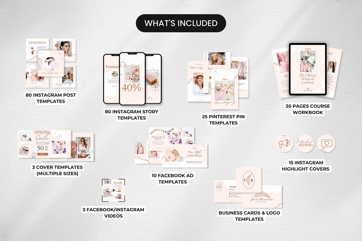 E-Commerce Social Media Bundle Kit