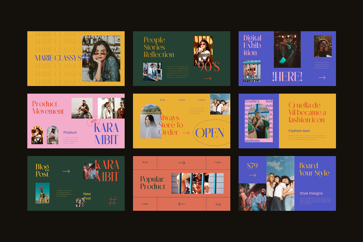 KARAMBIT Google Slide Presentation, a Presentation Template by Typetemp ...