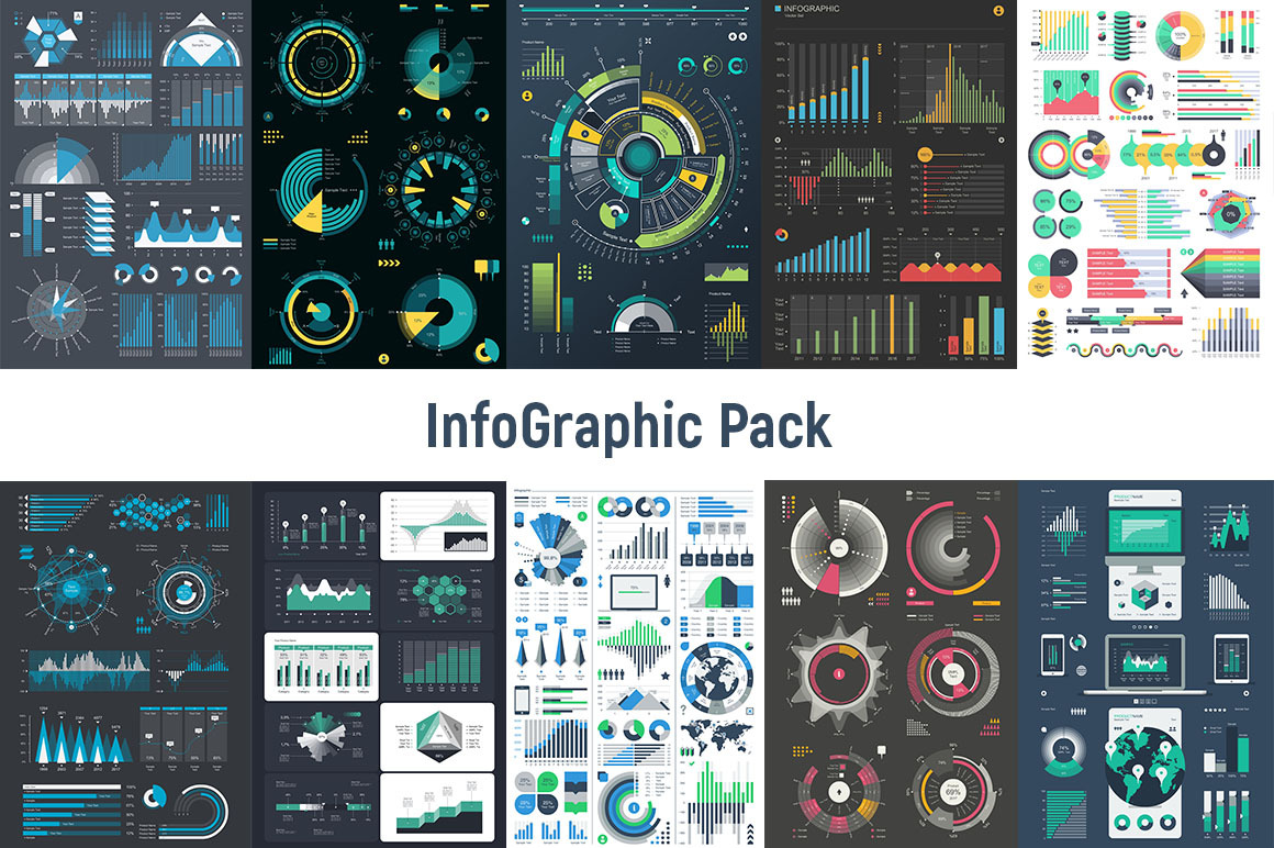 InfoGraphic Pack, a Templates & Theme by Robert.F | Creative Market