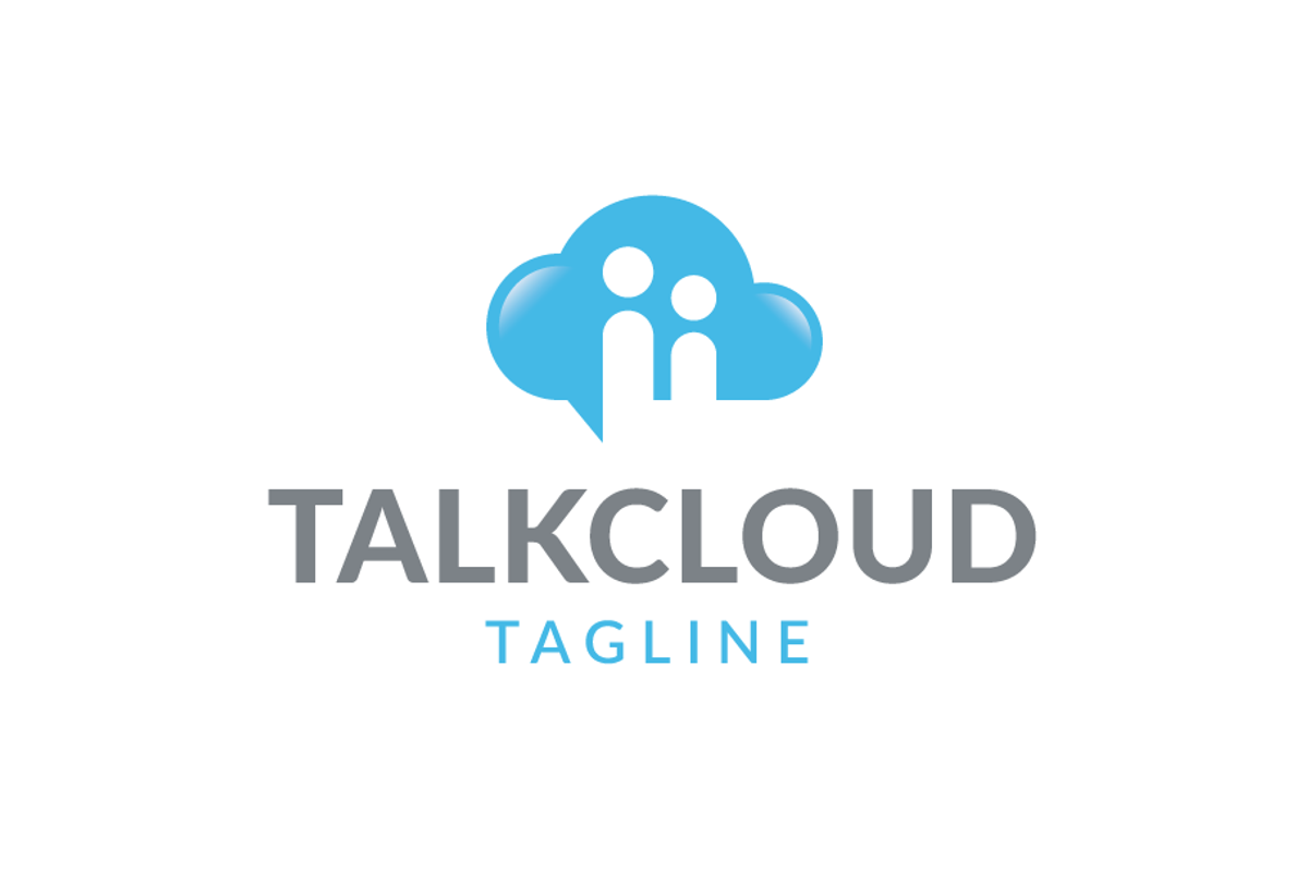 Talk Cloud Logo, a Branding & Logo Template by brandphant