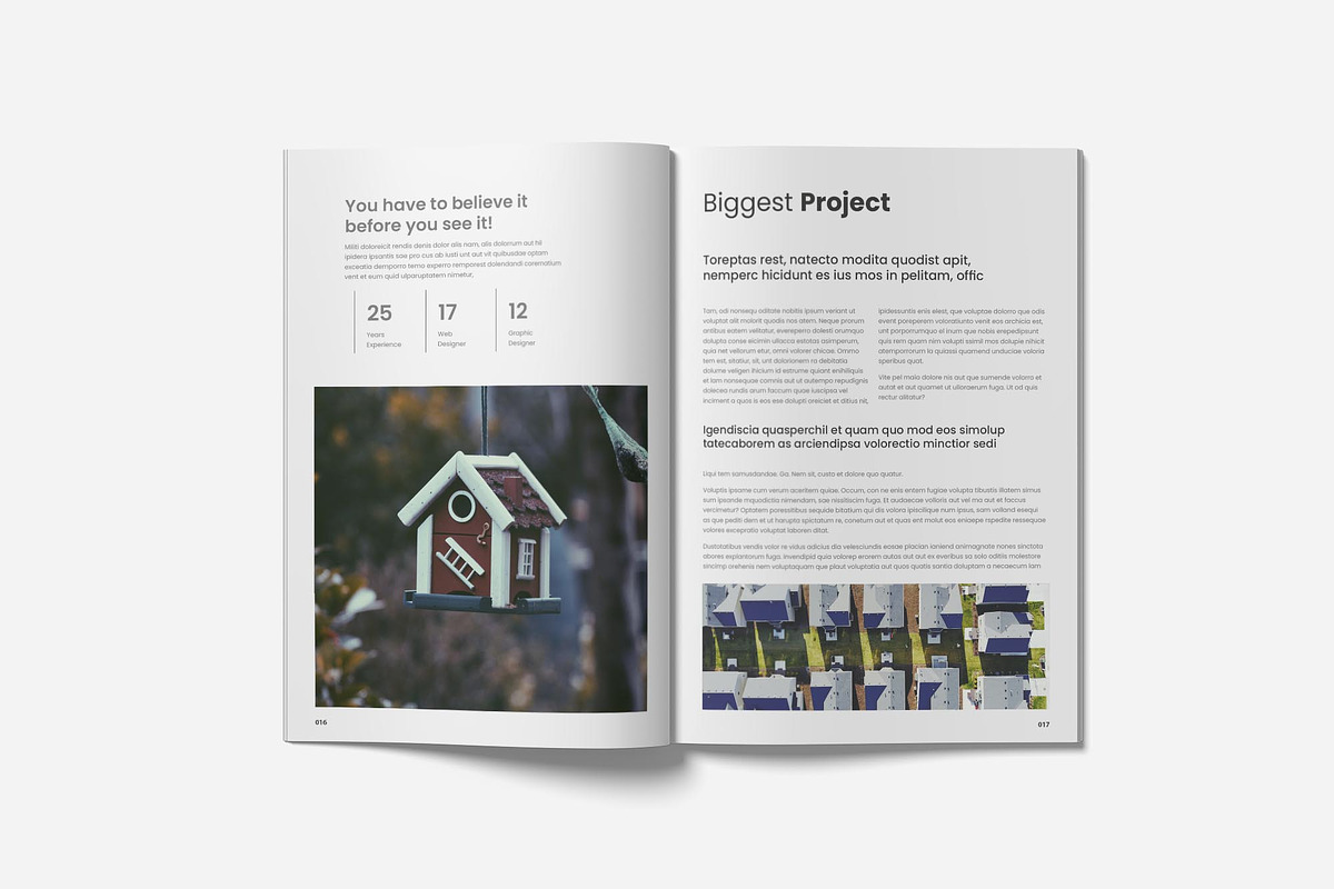 Real Estate Company Profile | Creative Market