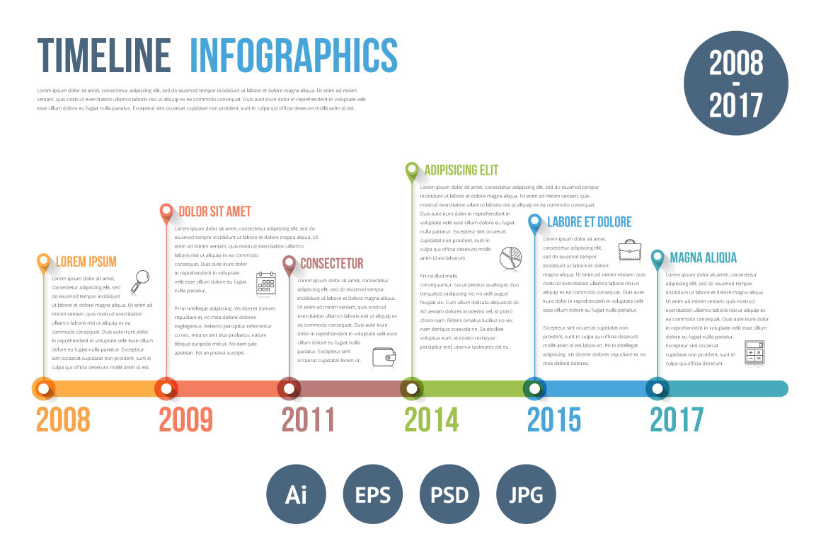 Timeline Infographics, a Graphic by PixMarket
