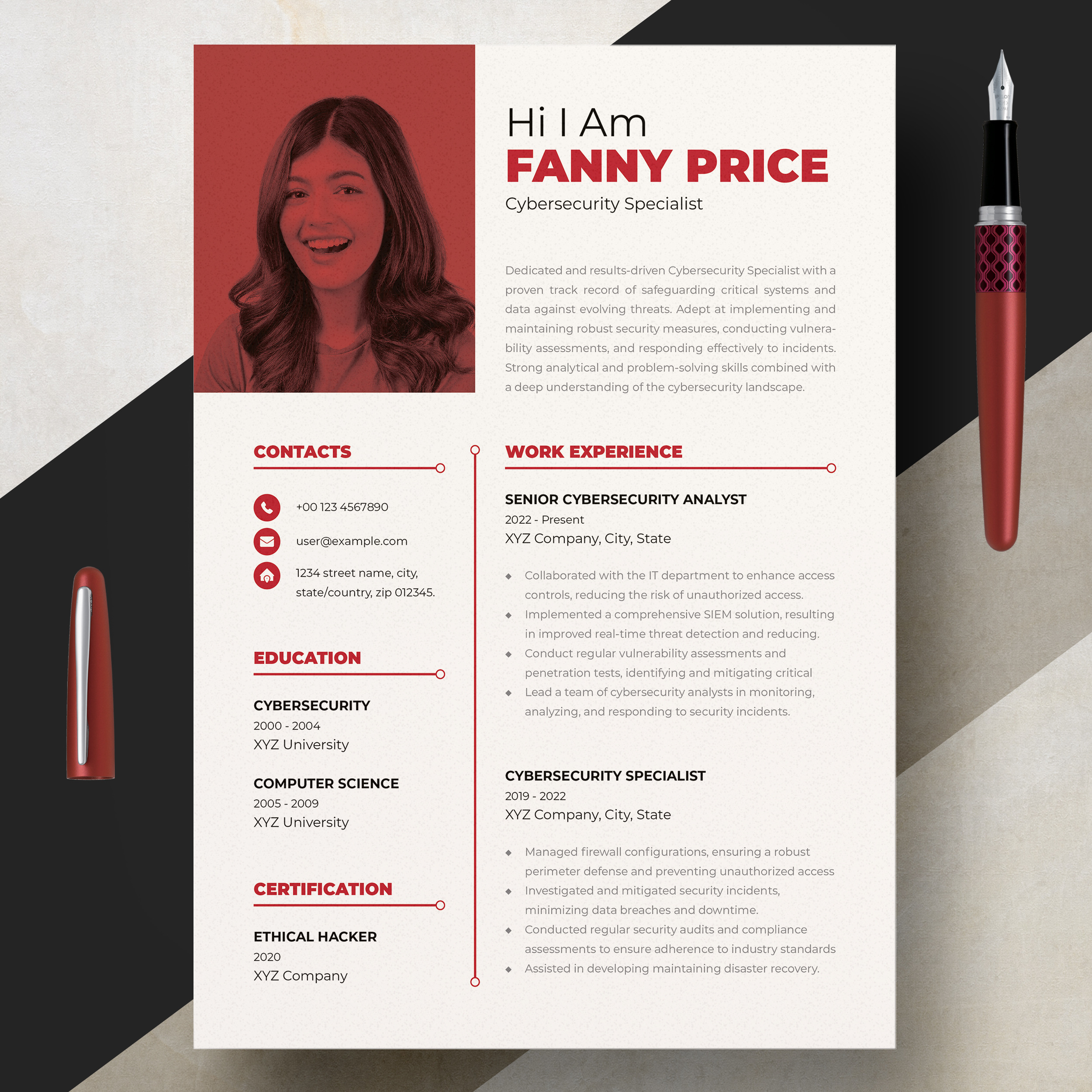 Creative Curriculum Vitae Template
