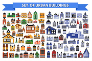Set of urban buildings, an Object Graphic by AlexZeL