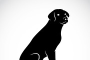 Vector image of a dog labrador. | Outline Icons ~ Creative Market