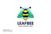 Leaf Bee Logo, a Branding & Logo Template by yuanesei