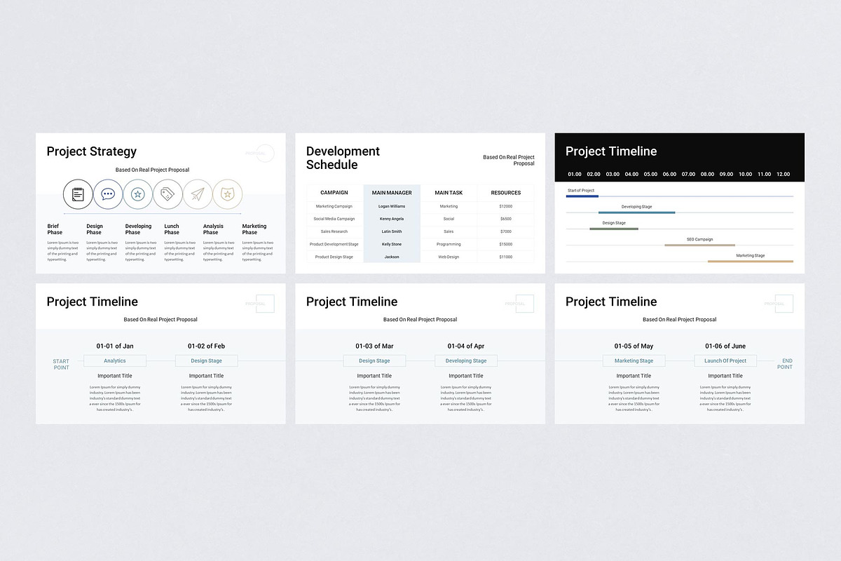 Project Proposal Presentation Design, a Presentation Template by ...