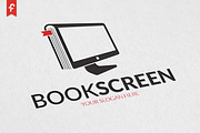 Book Screen Logo, a Branding & Logo Template by ft.studio