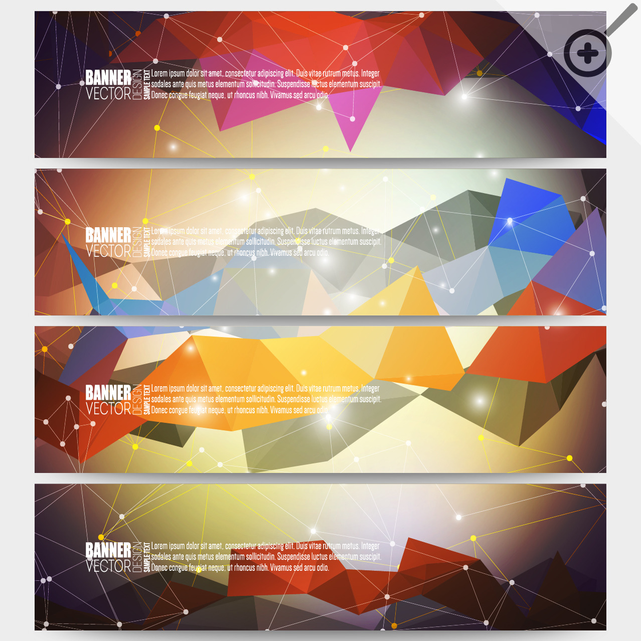Abstract vector banners, a Technology Illustration by VectorShop