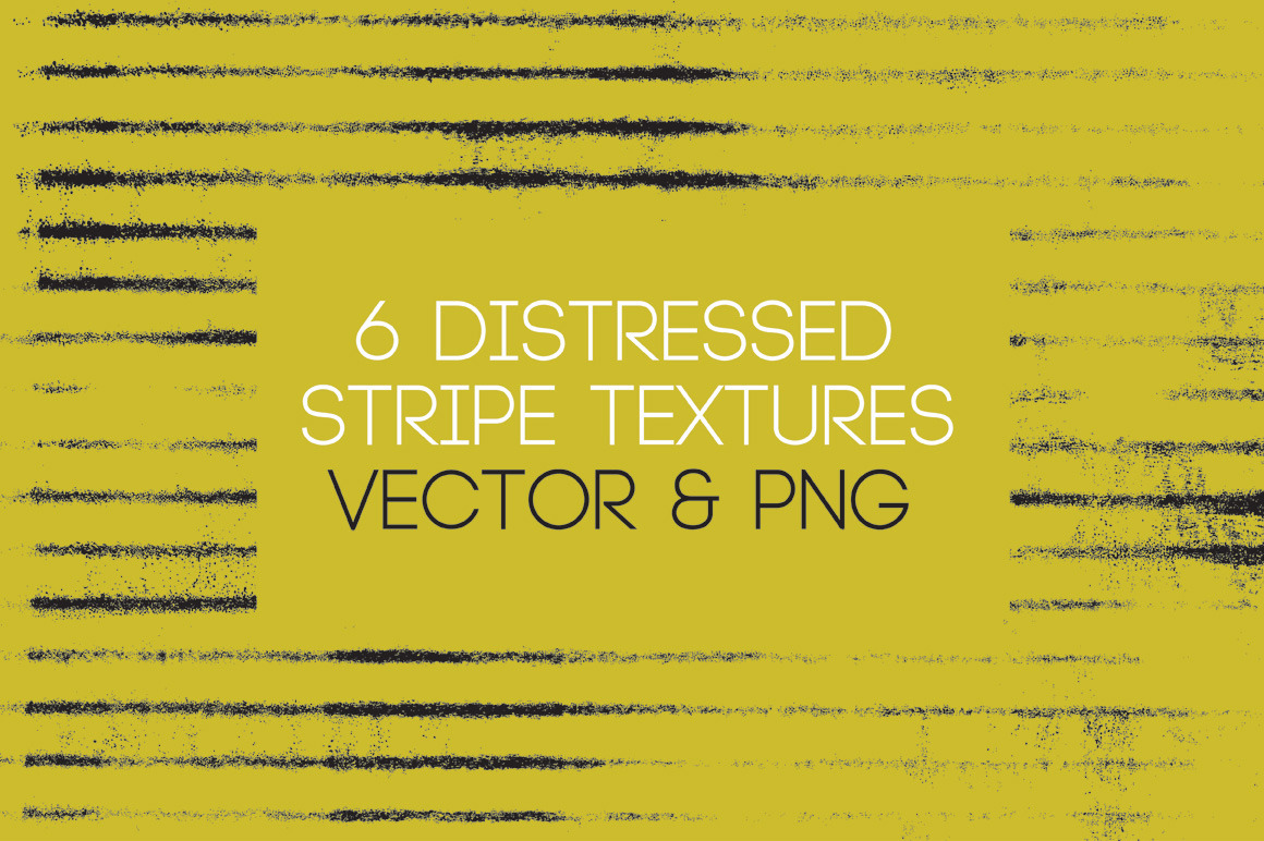 6 Distressed Stripe Texture Vectors, a Texture Graphic by Scribbles ...