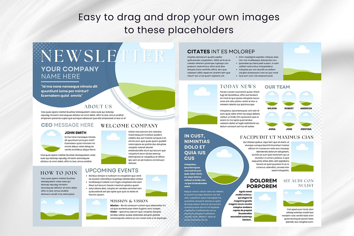 Canva Newsletter Template