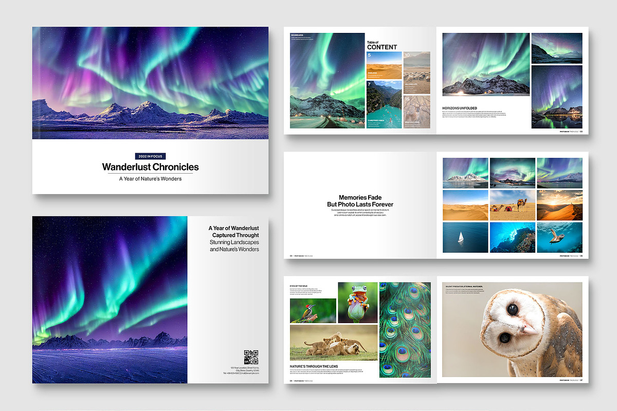 Photo Book Layout, a Brochure Template by BrandPacks | Creative Market