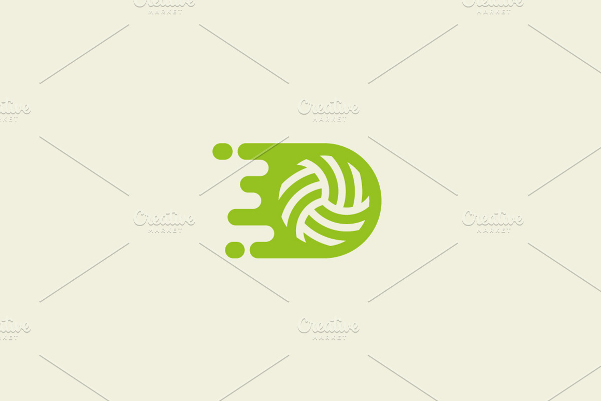 Fast moving ball logotype. Sport vector logo design., a Branding & Logo ...