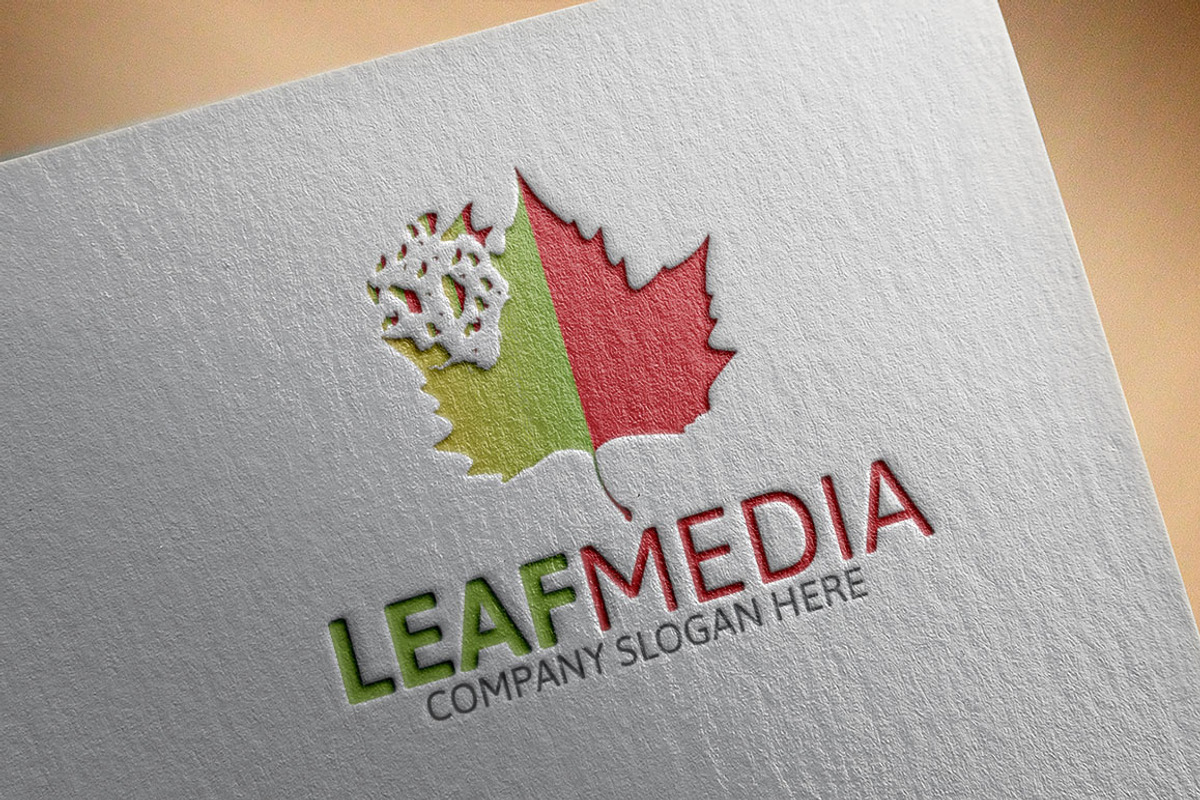 Leaf Media Logo, a Branding & Logo Template by Josuf Media