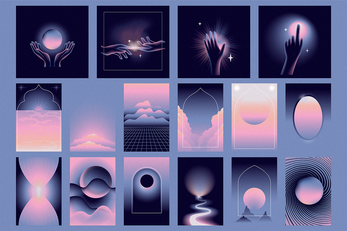 Abstract Spirit - vector elements, a Background Graphic by venimo