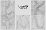 20 Wave textures, a Pattern Graphic by Lina_Lisichka