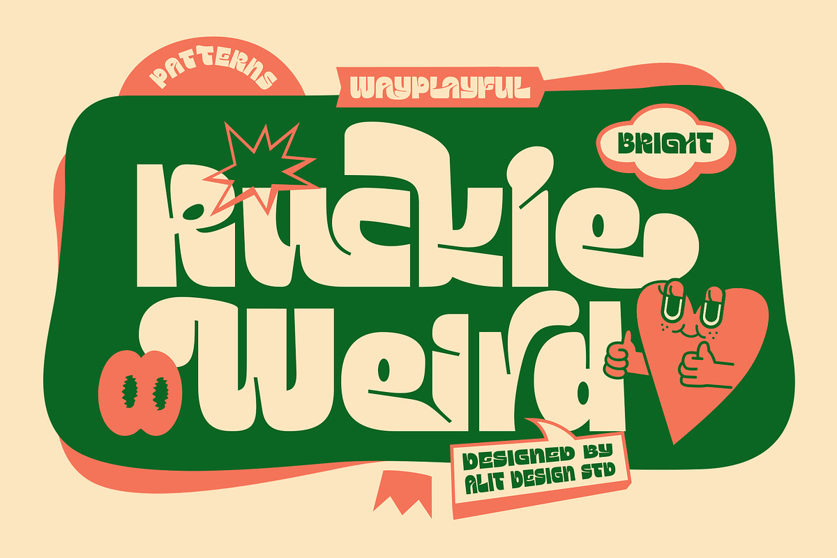 Anya Forger Typeface, a Sans Serif Font by alit design