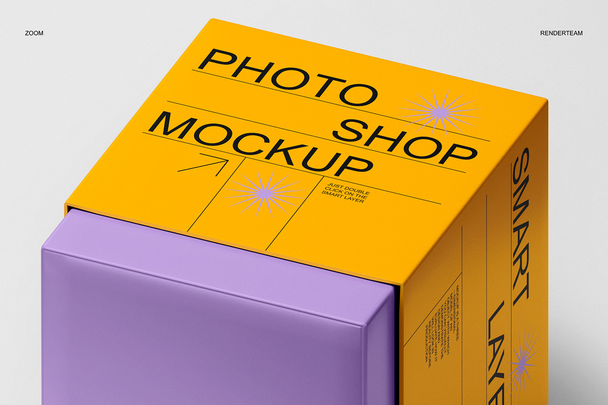 Paper Box Mockup Set (3 PSD)