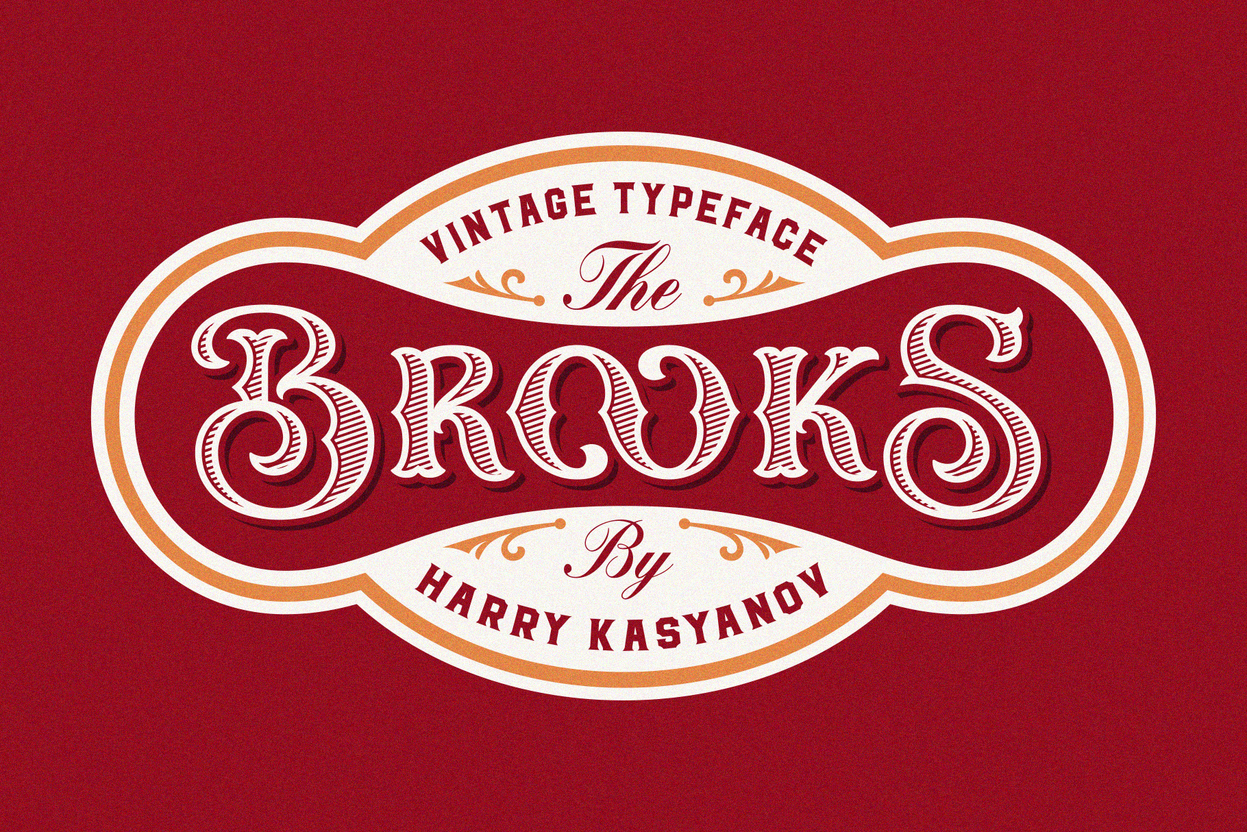 Brooks Vintage Font, a Serif Font by Harry Kasyanov
