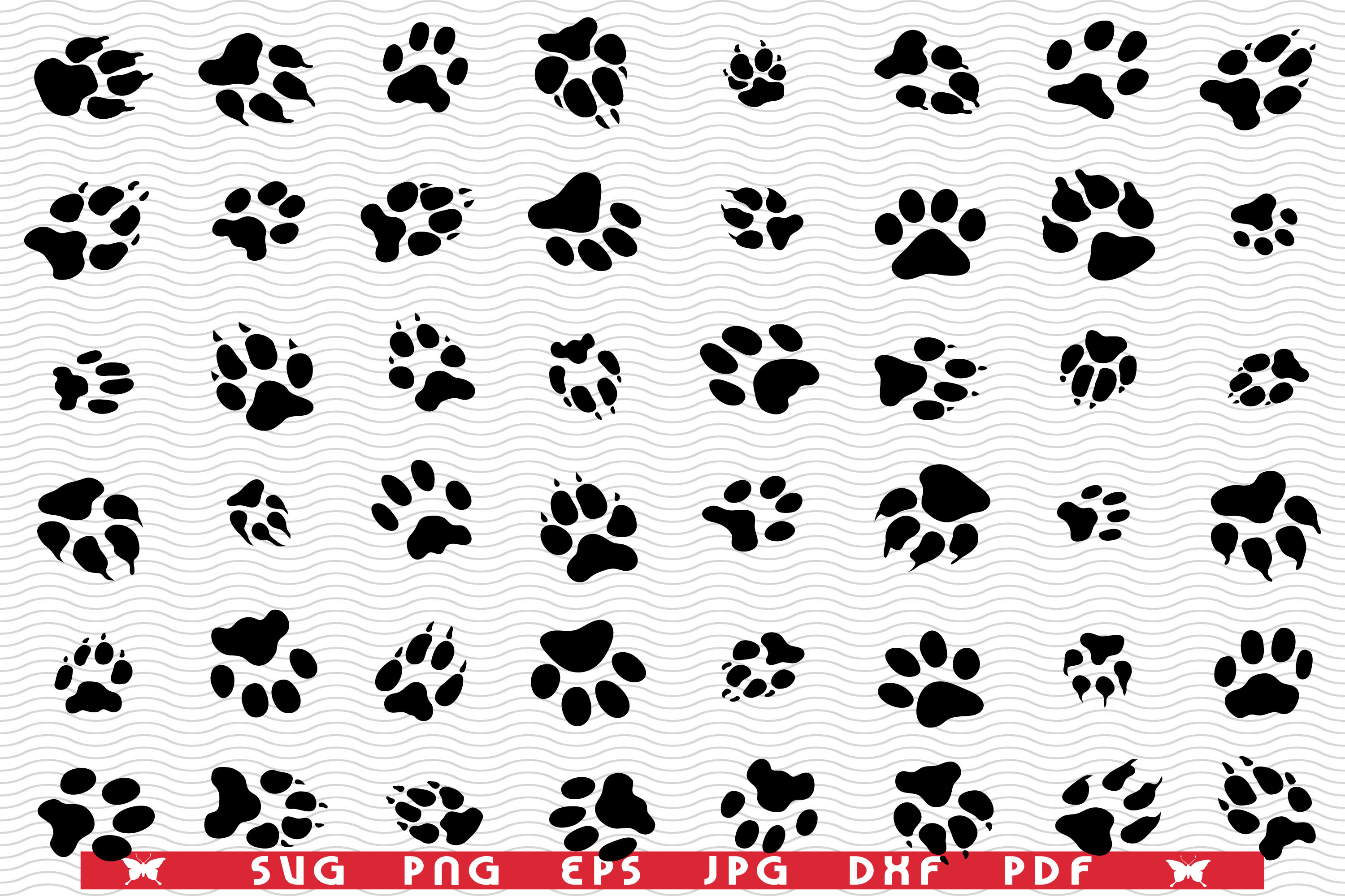 SVG Trace Cats Dogs, Silhouettes, an Icon by DesignStudioRM