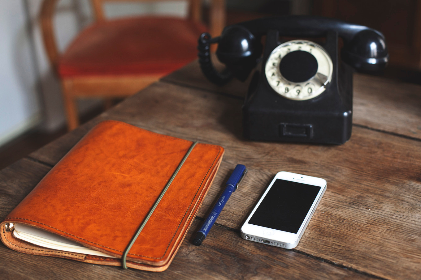 iPhone and Notebook - PHOTO, a Business Photo by show it better