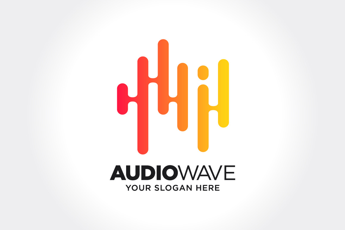 Abstract Audio Wave illustration, a Branding & Logo Template by Toko ...