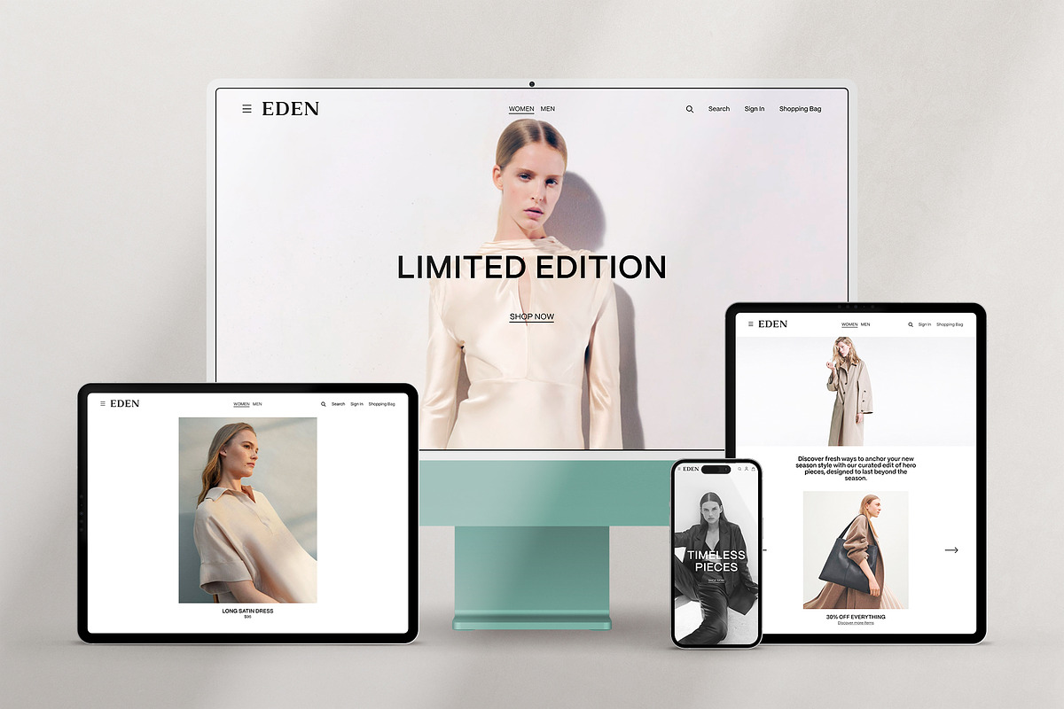 Minimal Website Mockup Scene Creator, an iPhone Mockup by Studio Dara